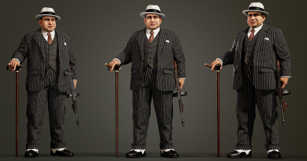 Mafia Gangster Al Capone | 3D Characters | Unity Asset Store
