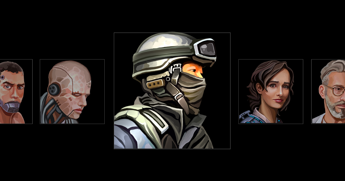 Cyberpunk Avatars 02 | 2D Icons | Unity Asset Store