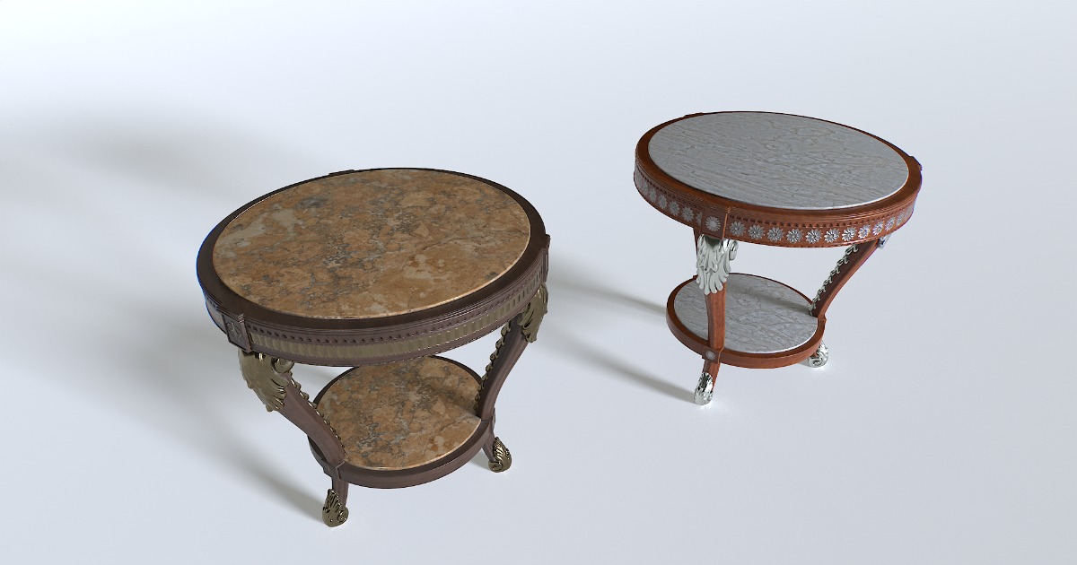 End table pack 1 | 3D Furniture | Unity Asset Store