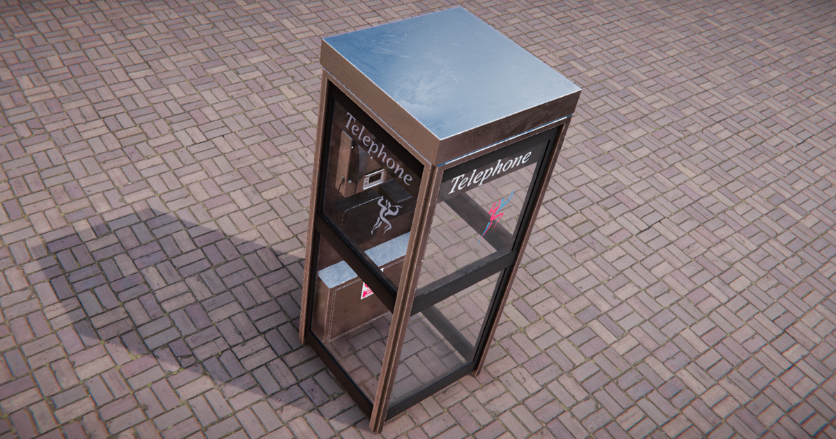Phone Box | 3D Props | Unity Asset Store