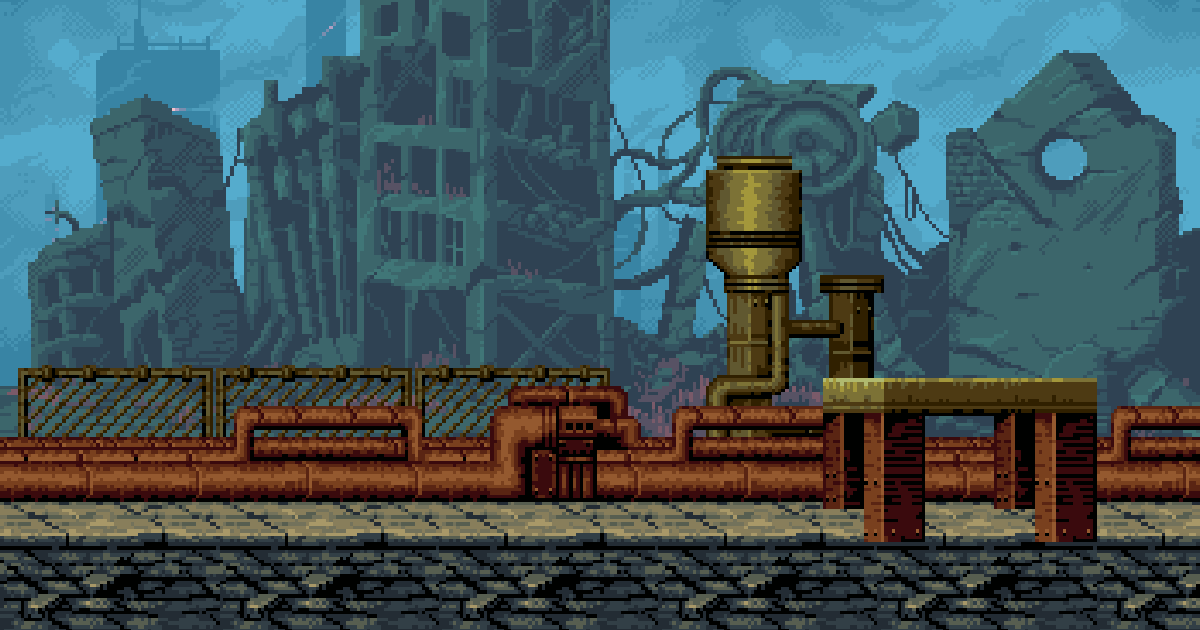 Warped Nuclear Fields | 2D Environments | Unity Asset Store