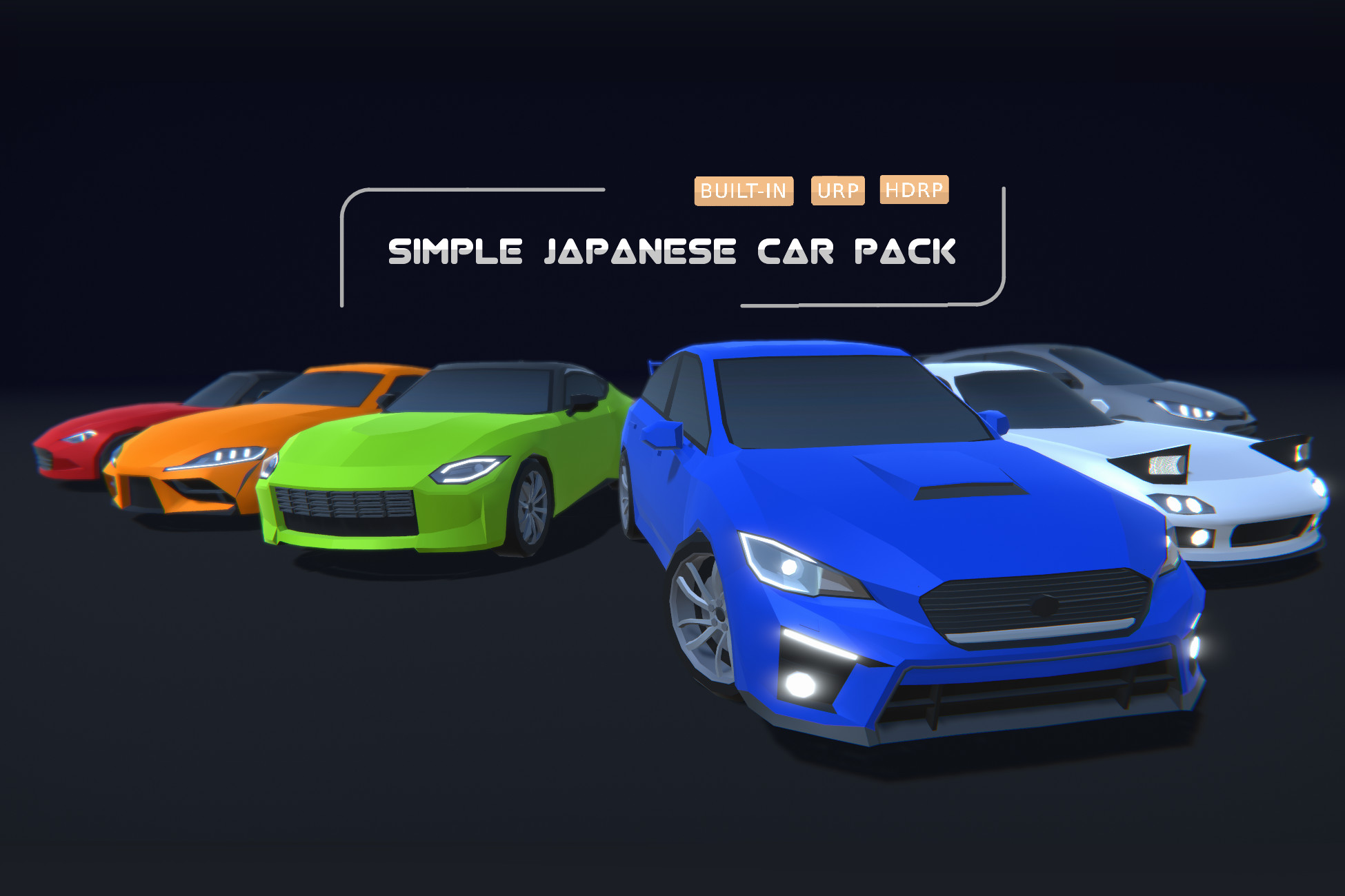 Simple Japanese Car Pack | 3D Vehicles | Unity Asset Store