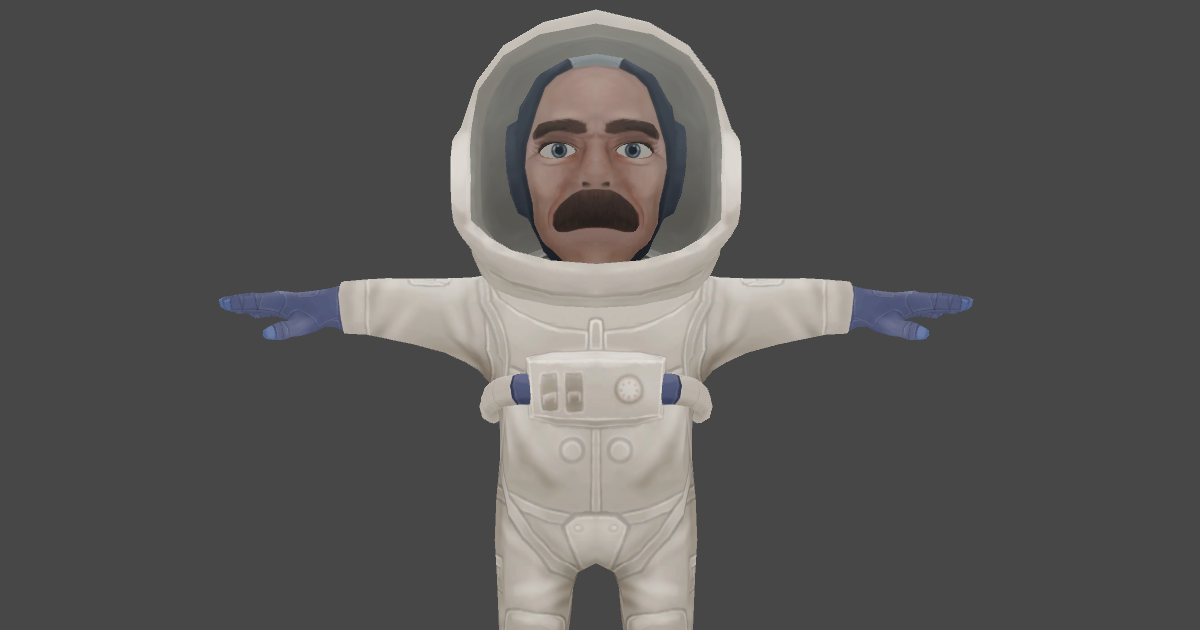 Stylized astronaut character | Characters | Unity Asset Store