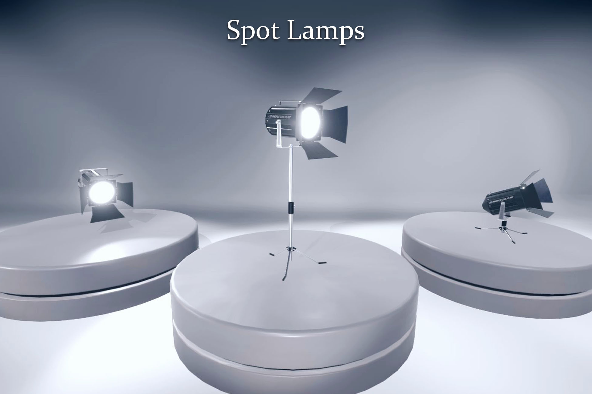 Studio Spot Lamps | 3D Tools | Unity Asset Store