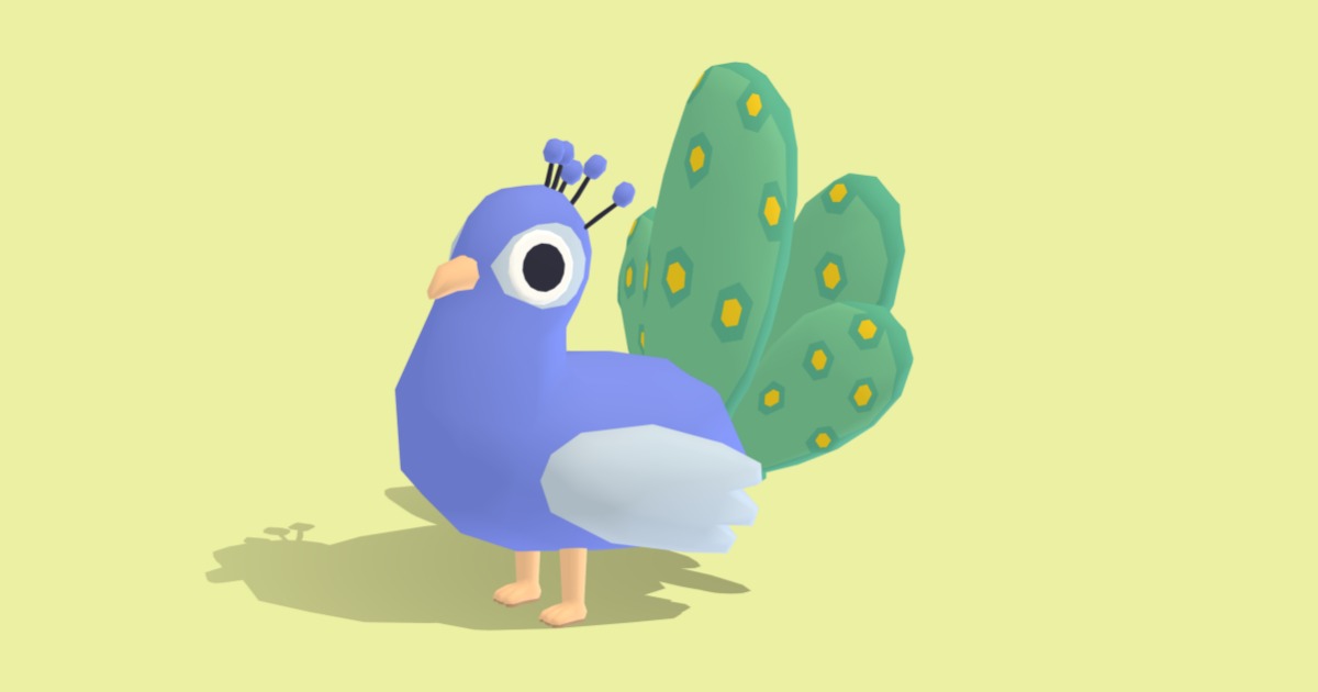 Peacock - Quirky Series | Characters | Unity Asset Store
