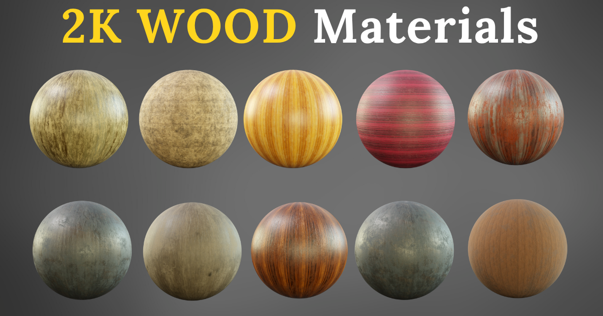 Wood Materials(2K)-12 | 2D Wood | Unity Asset Store