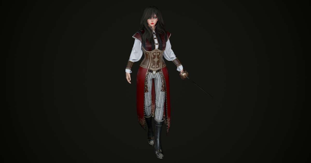 Fencer Lady | Characters | Unity Asset Store