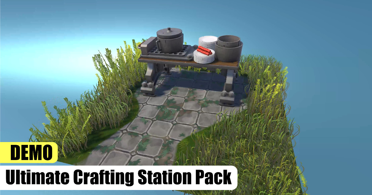 Ultimate Crafting Stations - FREE Demo Pack | 3D Props | Unity Asset Store