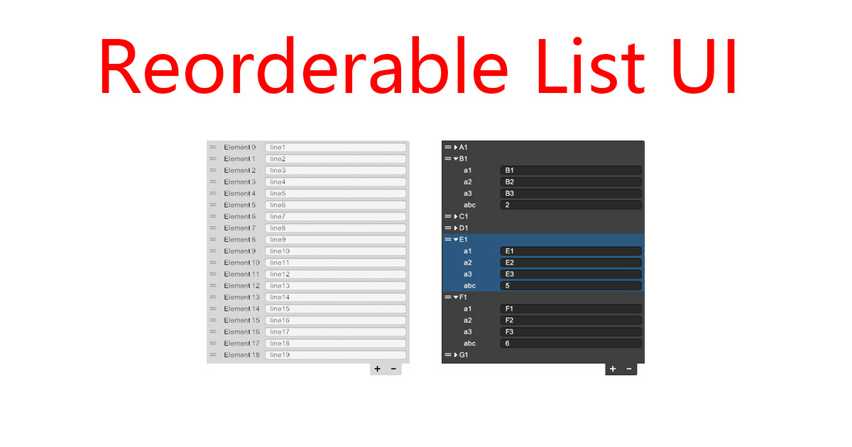 Reorderable List UI By maything | 2D GUI | Unity Asset Store