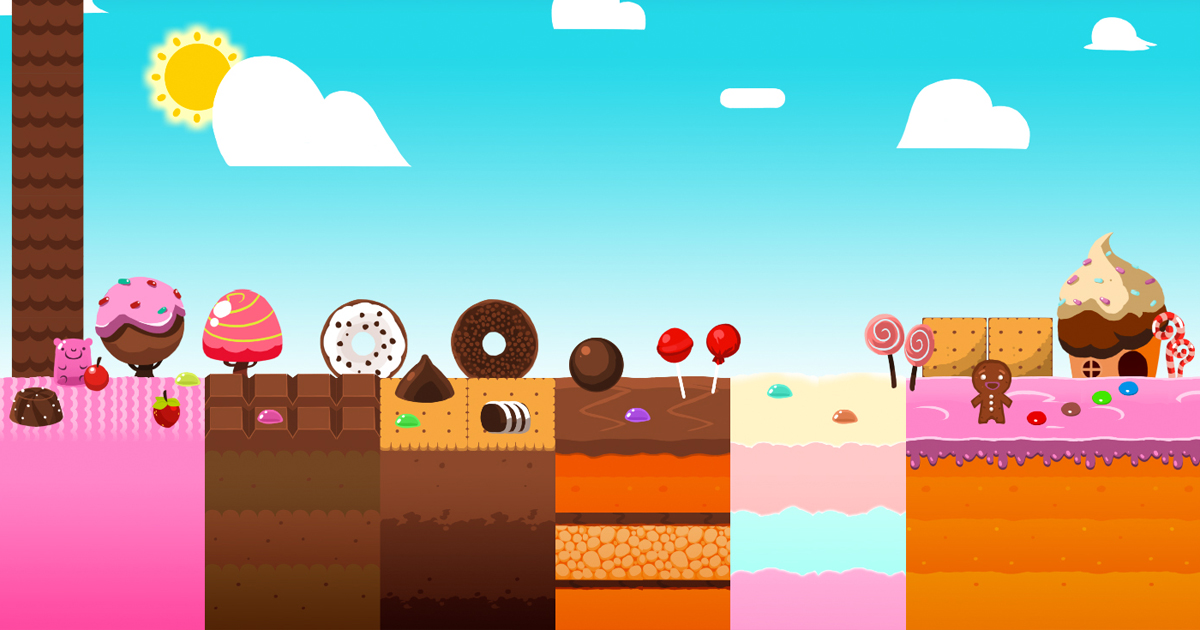 2D Casual Background HD V.4 | 2D Tiles | Unity Asset Store