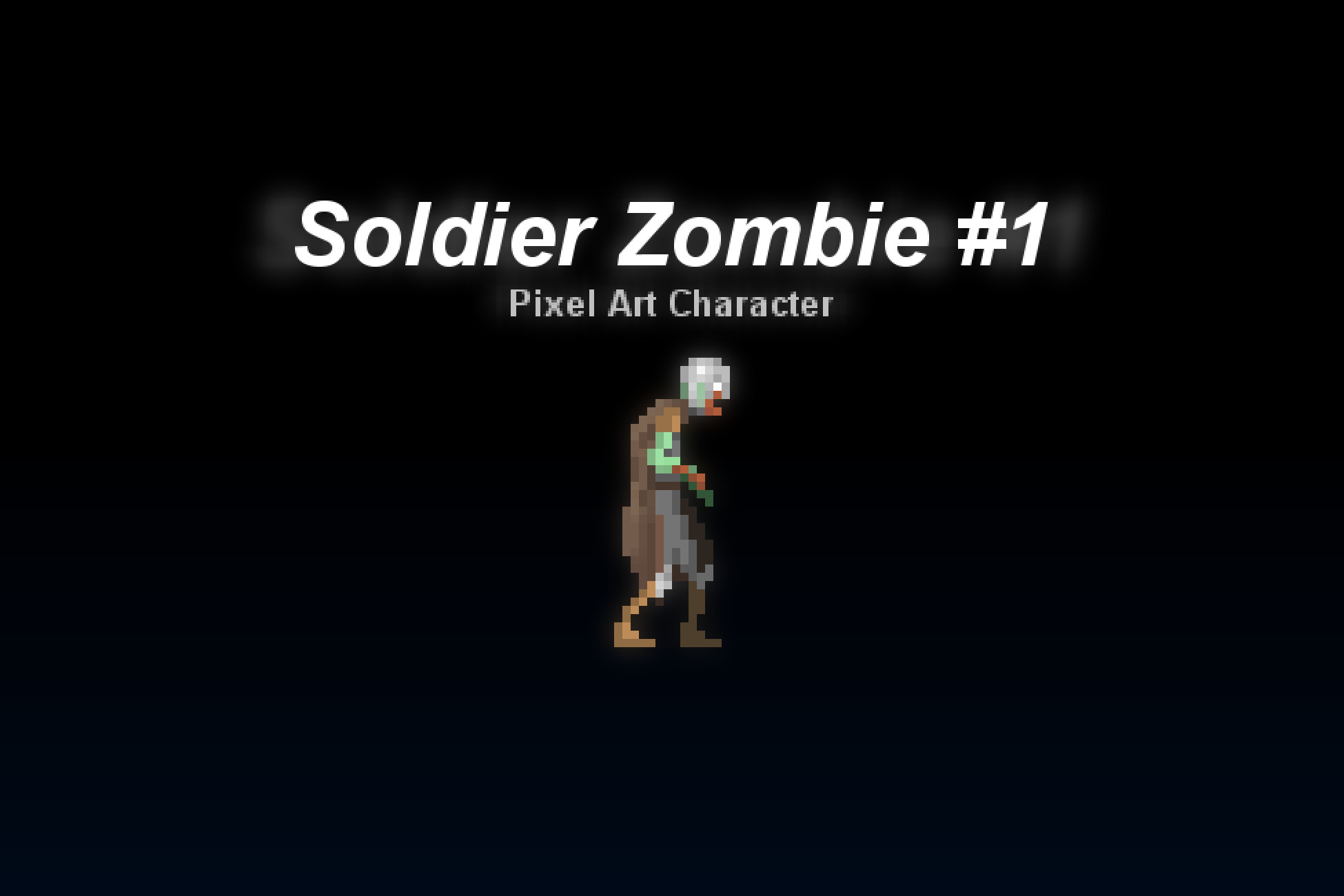 Soldier Zombie #1 - Pixel Art Character | 2D 캐릭터 | Unity Asset Store