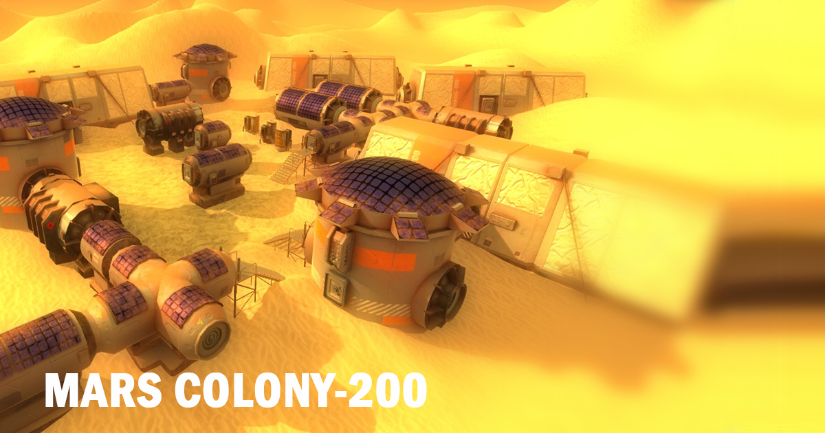 Mars Colony 200 | 3D Sci-Fi | Unity Asset Store