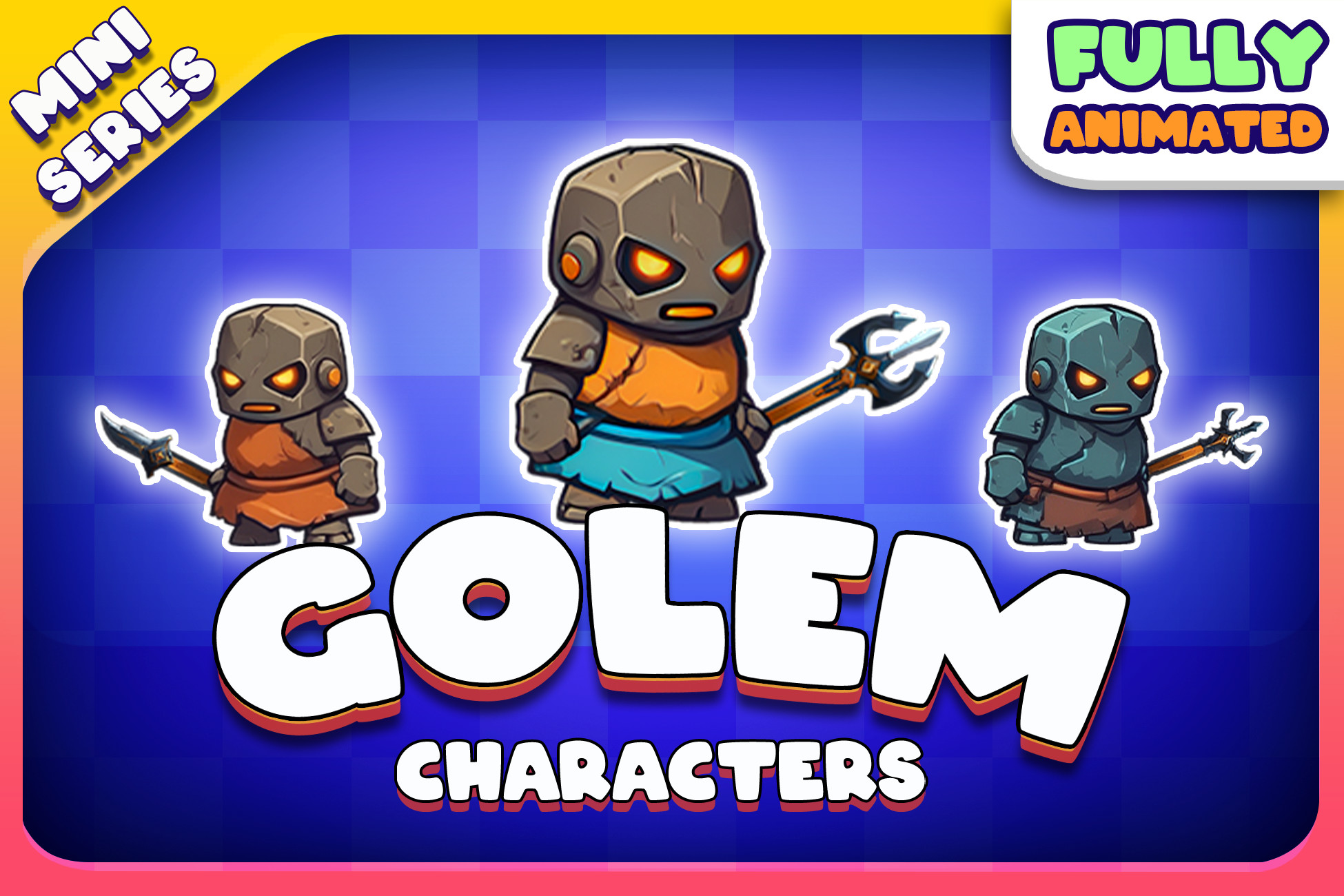 Tiny Golem 2D Animated Character (Spriter) | 2D Characters | Unity ...