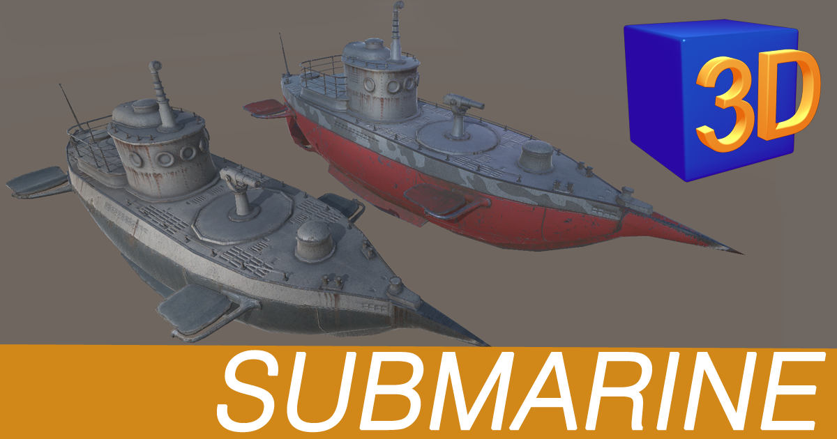 3D High-speed Submarine | 3D Sea | Unity Asset Store