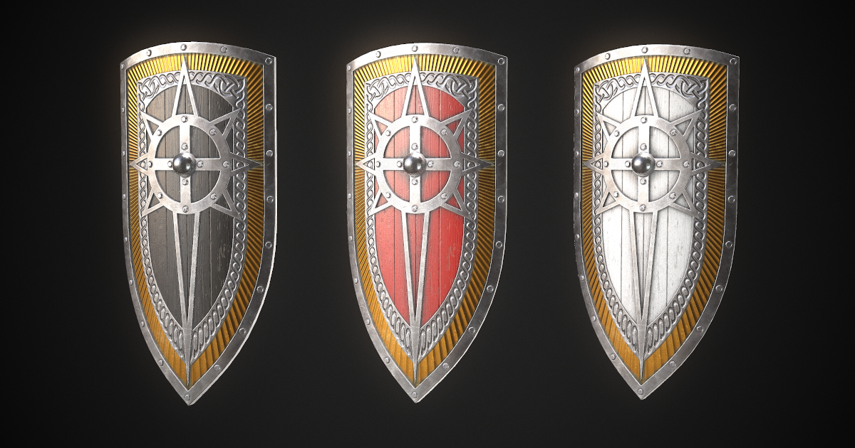 Knight Shield 06 | 3D Weapons | Unity Asset Store
