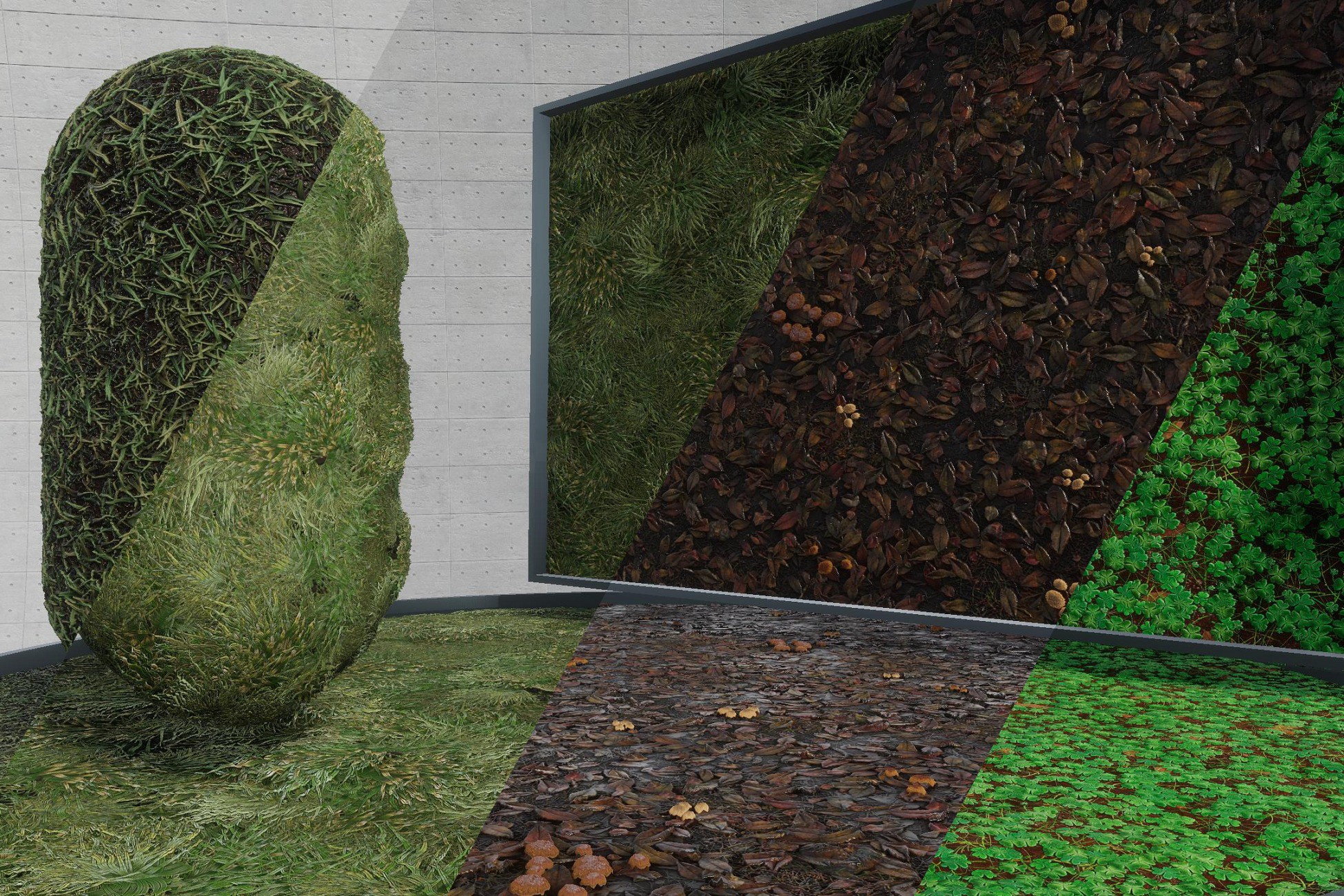 Grass Smart Materials | 2D Nature | Unity Asset Store