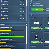 Flat clean GUI 2.0 - over 800 PNG!