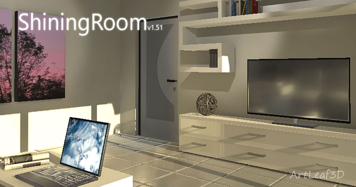 Shining Room | 3D Interior | Unity Asset Store