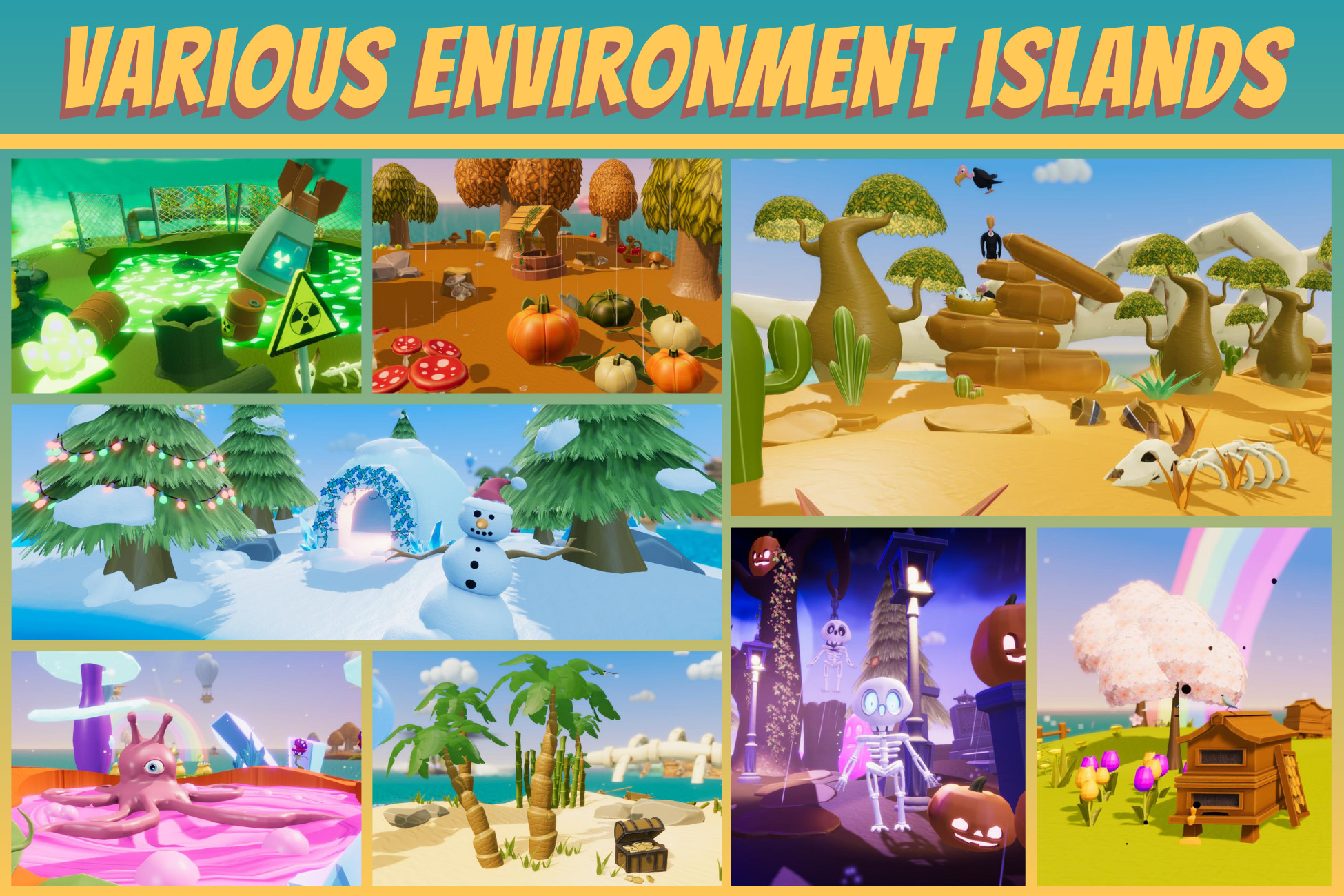 Various Environment Islands | 3D Environments | Unity Asset Store