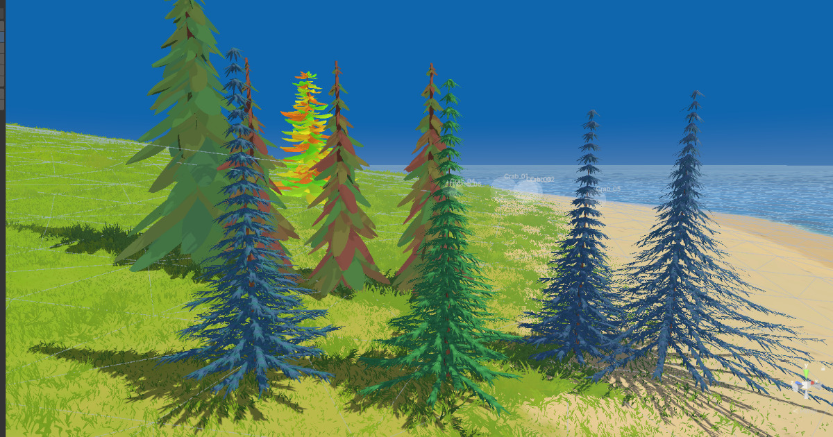 Stylized Pine Tree Generator | 3D Trees | Unity Asset Store