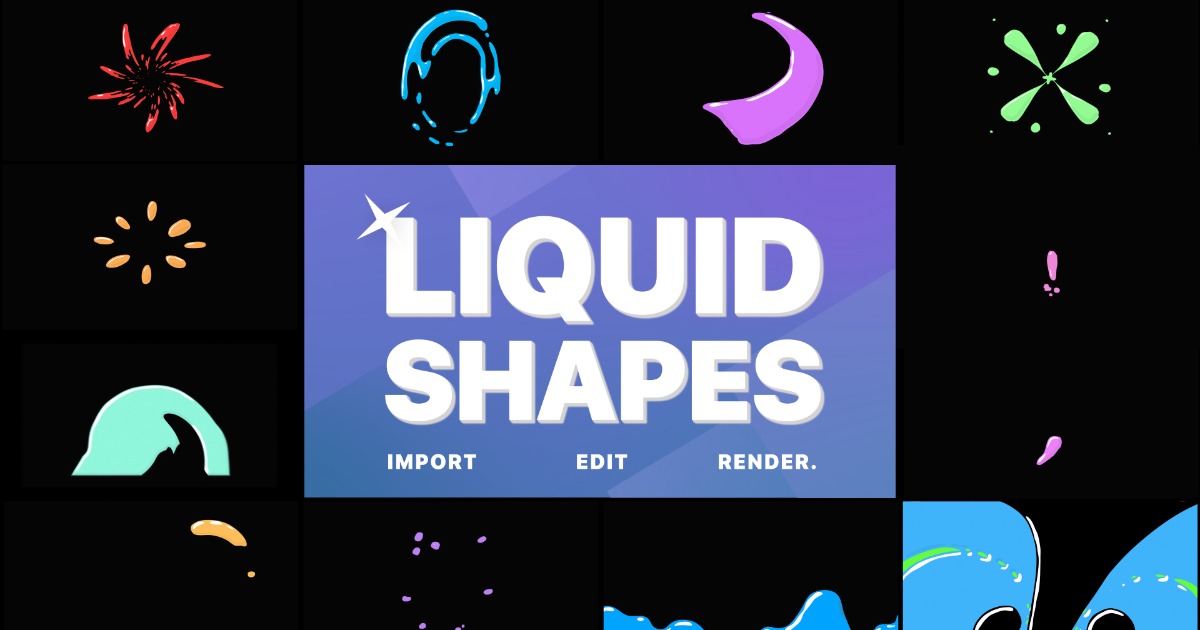 Liquid Shapes 01 | 2D Textures & Materials | Unity Asset Store