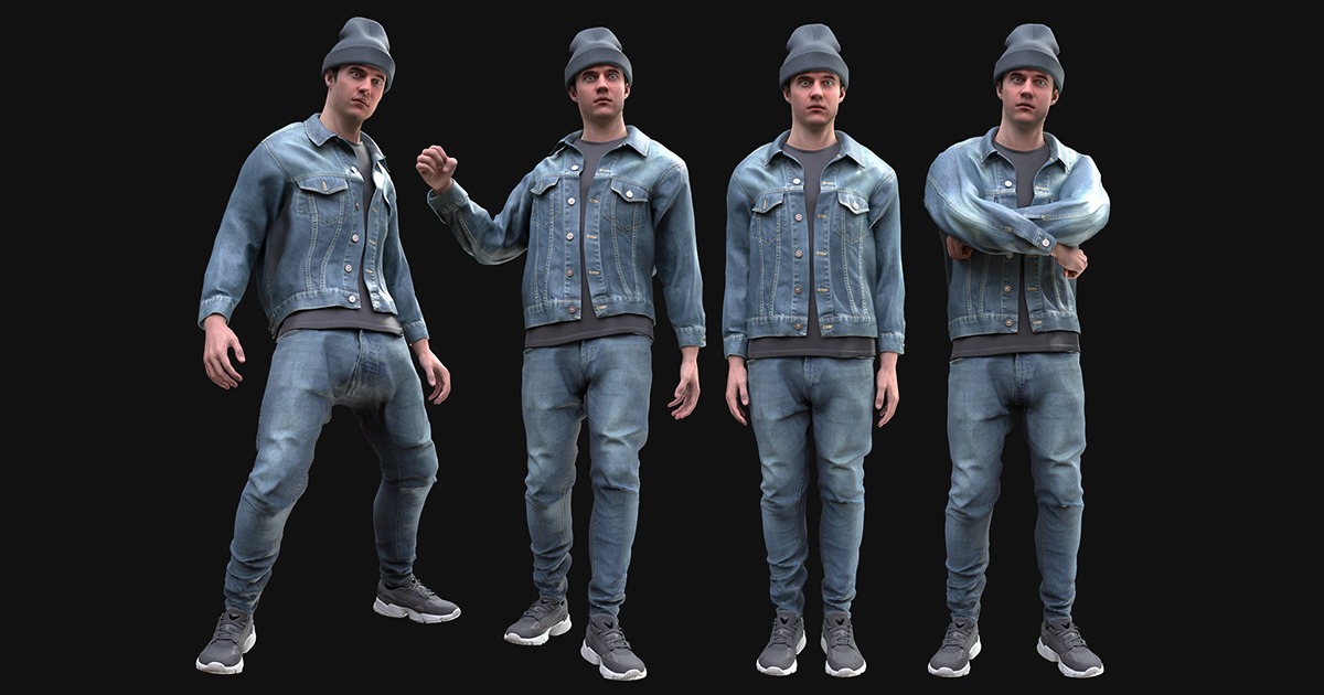 Man in Autumn Outfit 7 - Rigged | 3D Characters | Unity Asset Store
