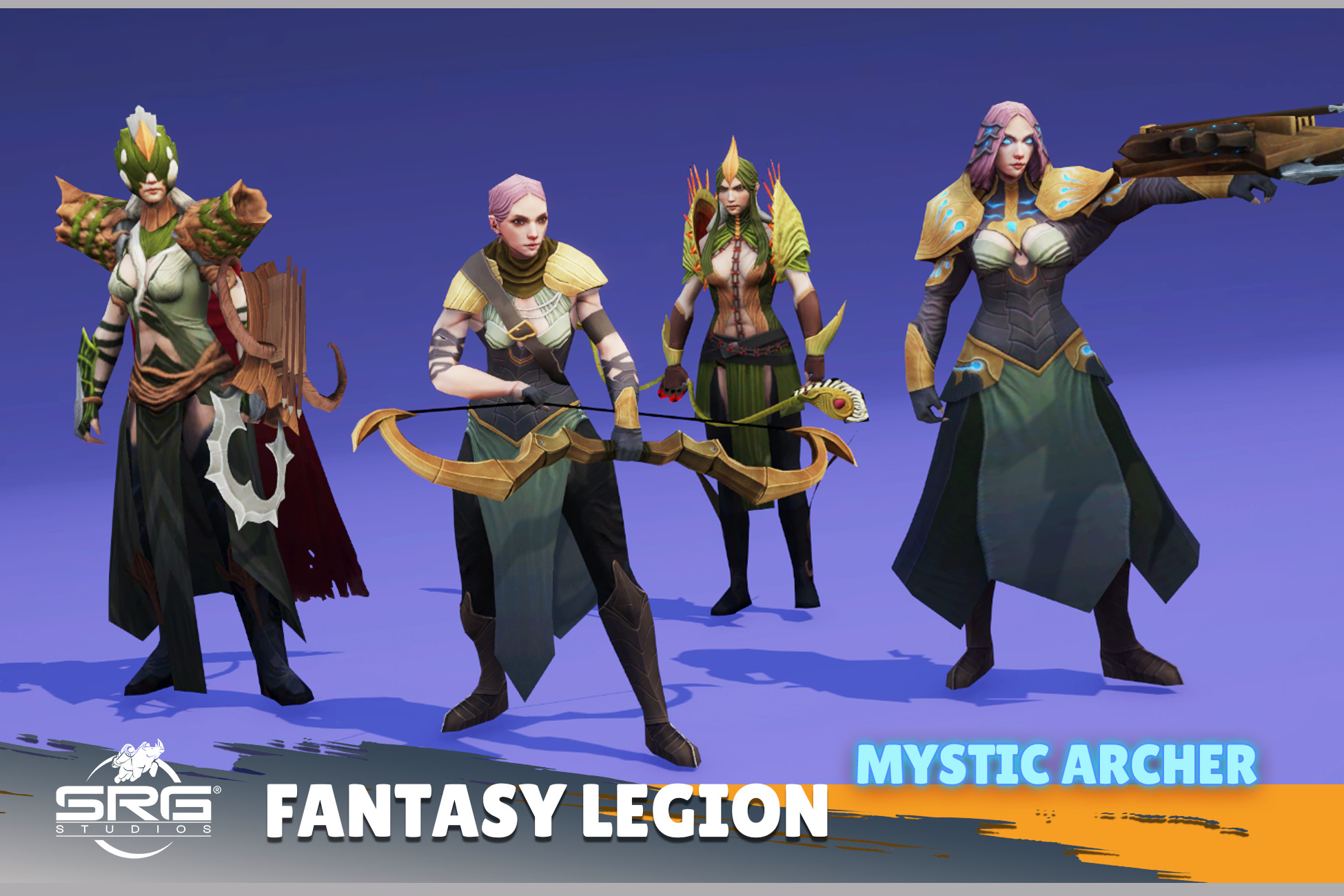 Fantasy Legion - Mystic Archer | 3D Characters | Unity Asset Store
