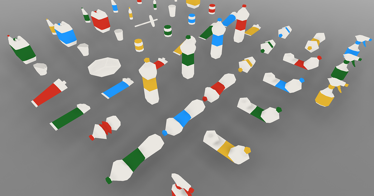Low Poly Plastic Assets | 3D Props | Unity Asset Store