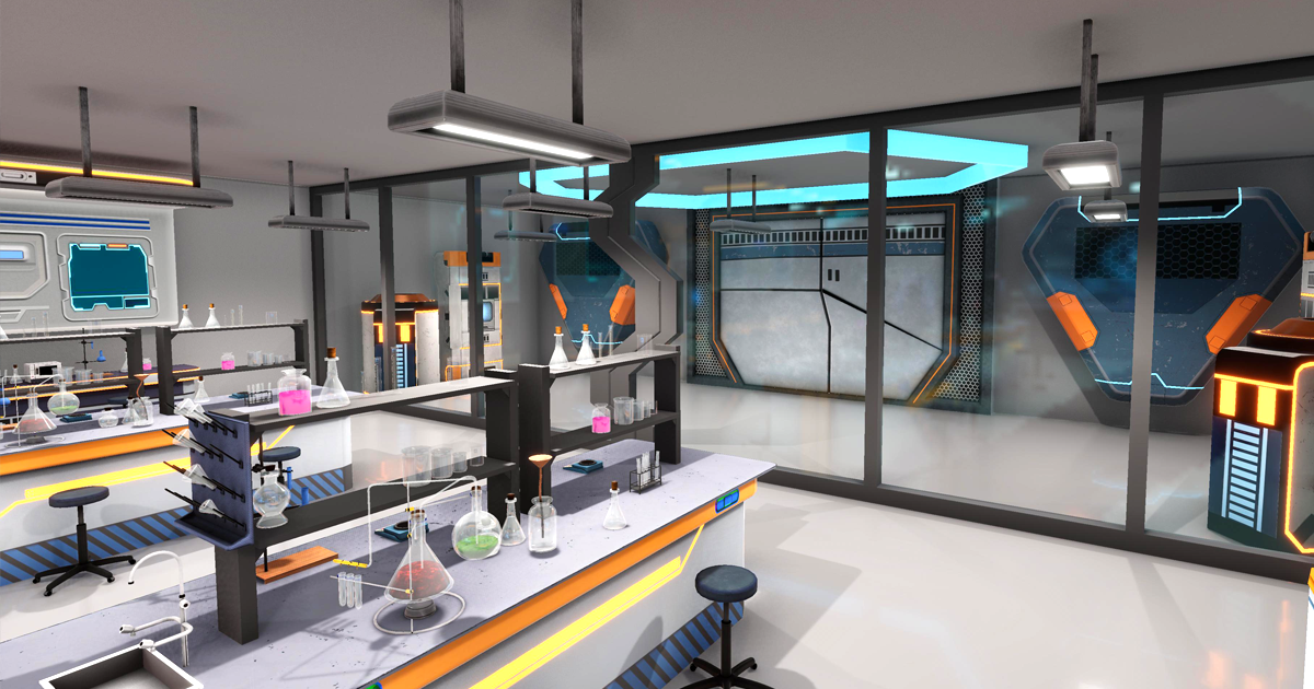 Modern Chemistry Lab | 3D Environments | Unity Asset Store
