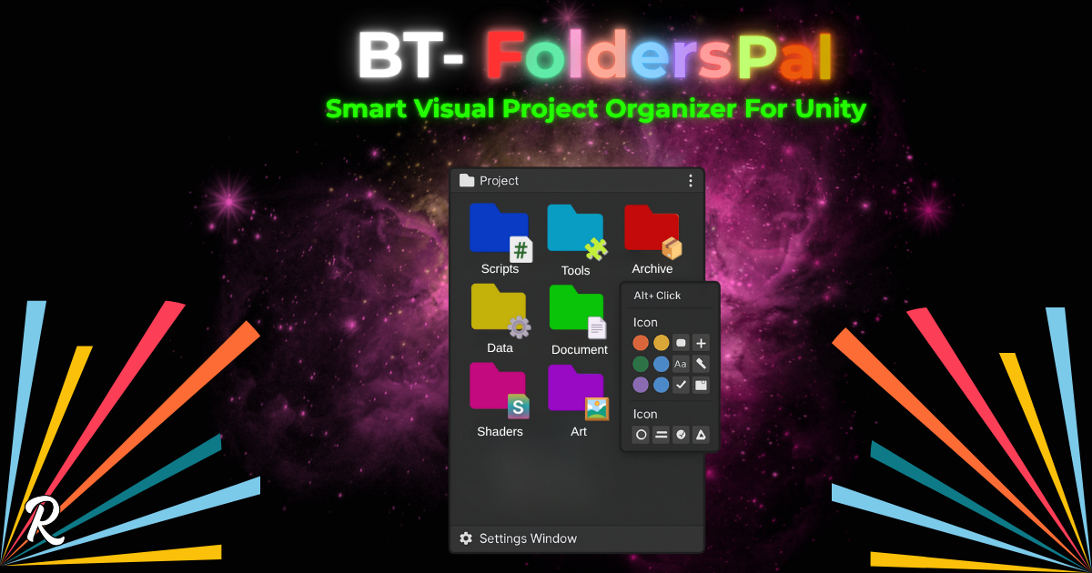 BT-FoldersPal: Smart Visual Project Organizer For Unity | Utilities Tools | Unity Asset Store