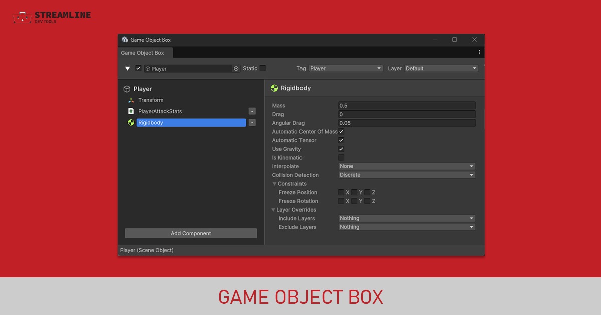 Game Object Box | Utilities Tools | Unity Asset Store