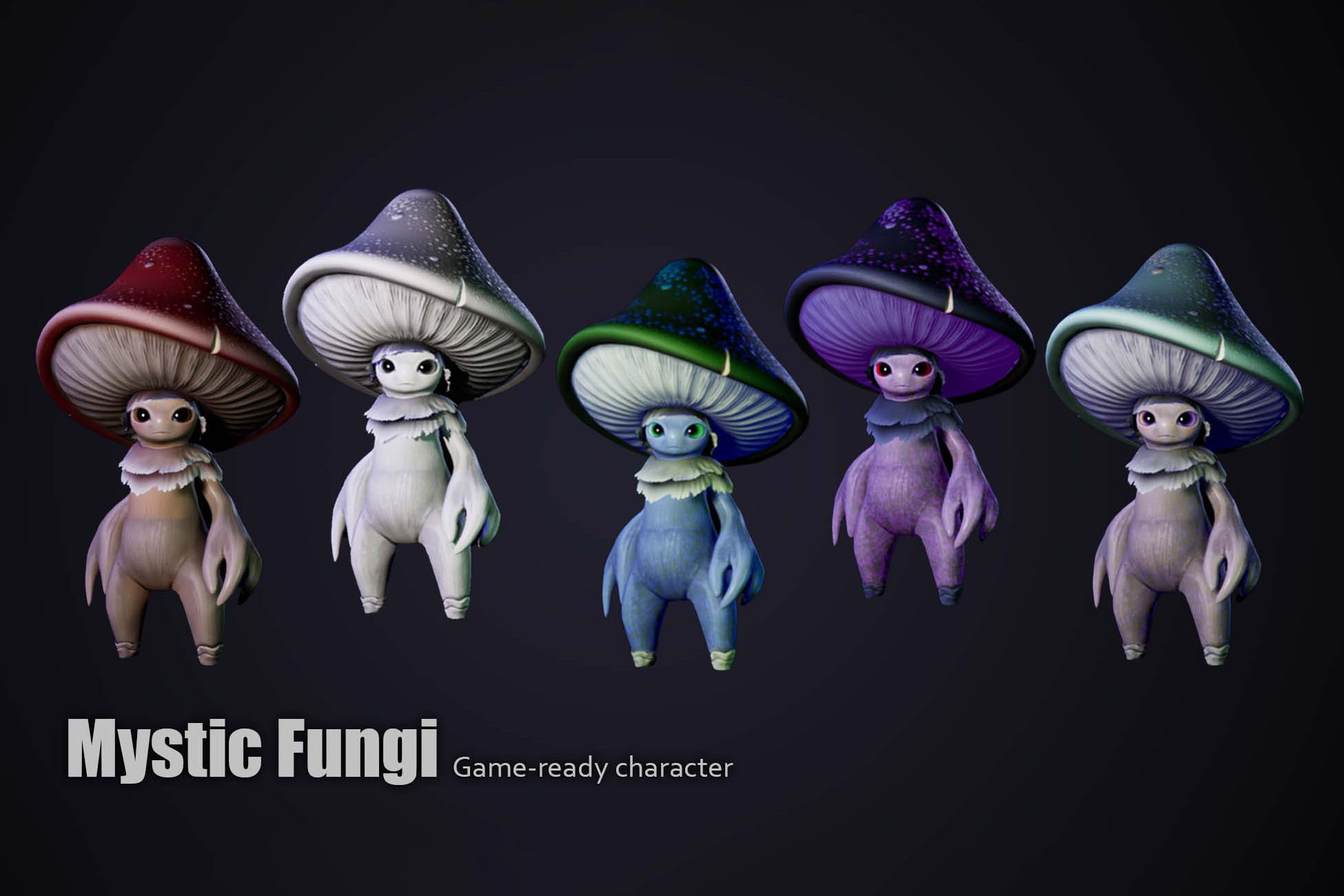 Mystic Fungi | 3D Creatures | Unity Asset Store