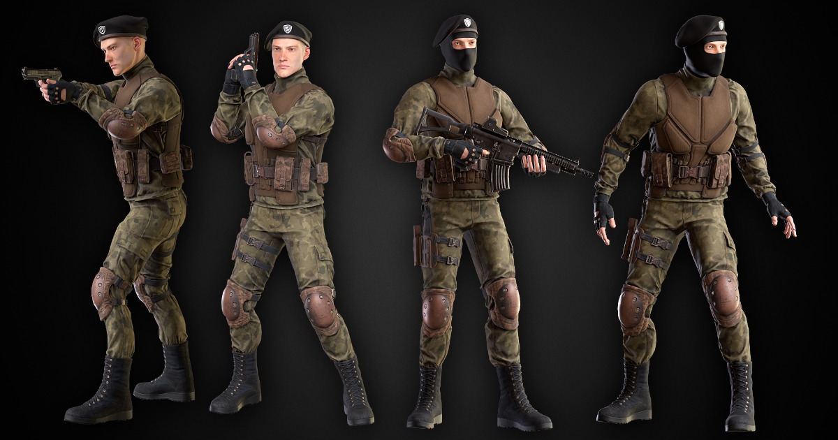 Military Spy Khaki Skin | Characters | Unity Asset Store