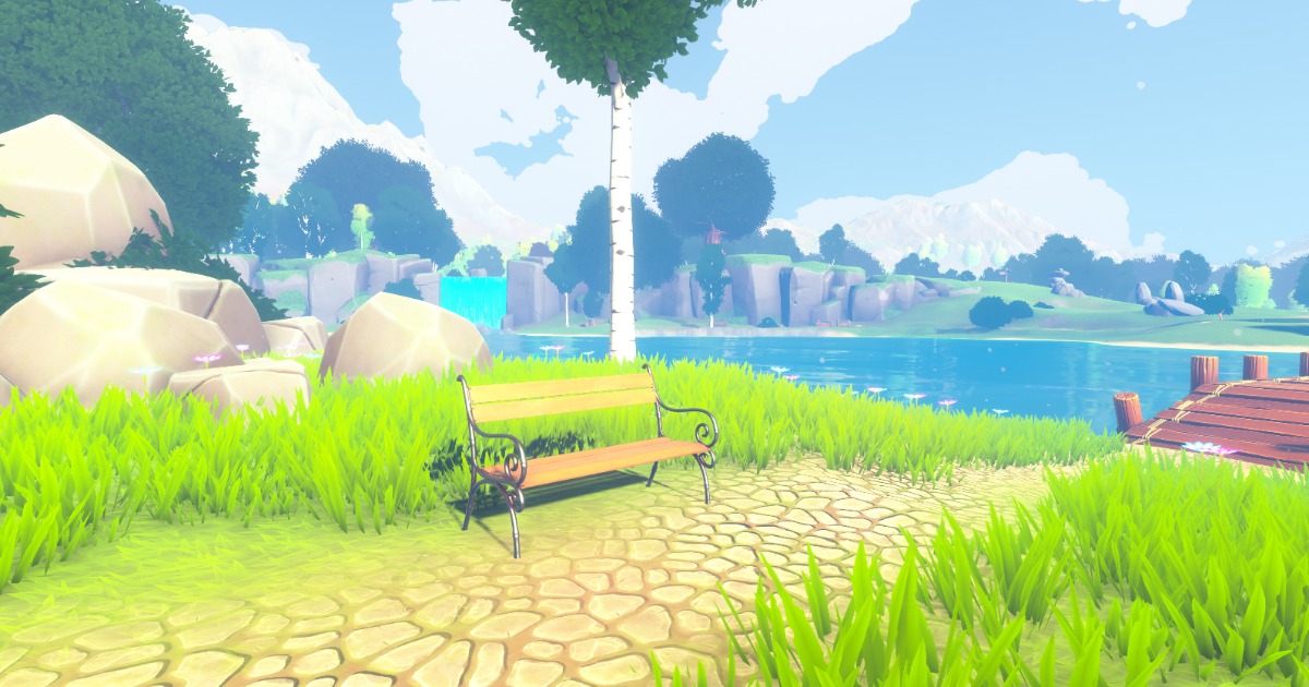 Stylized Wooden Bench PBR | 3D Props | Unity Asset Store