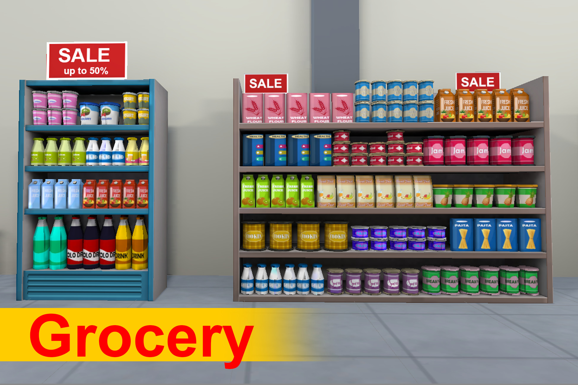 Grocery store | 3D Environments | Unity Asset Store