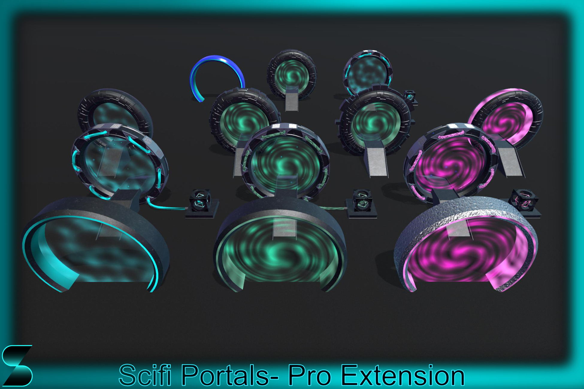 Scifi Portals Pro Particles Effects Unity Asset Store