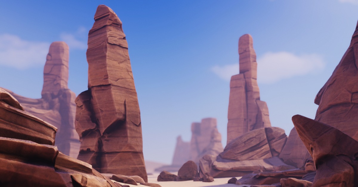 Desert Rocks, Cliffs and Formations | 3D Exterior | Unity Asset Store