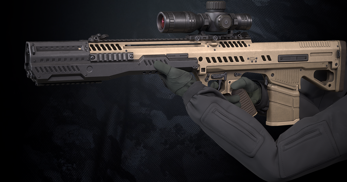 MR-772 Assault Rifle With Hands | 3D Weapons | Unity Asset Store