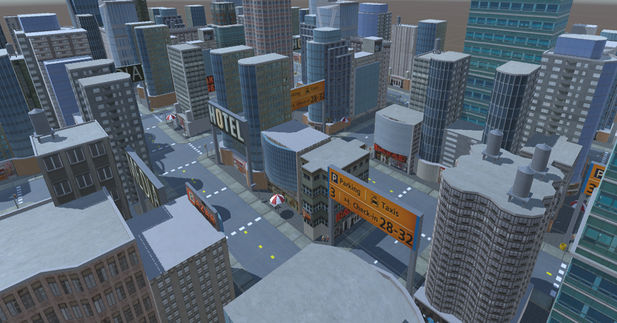 Shiny City | 3D Urban | Unity Asset Store