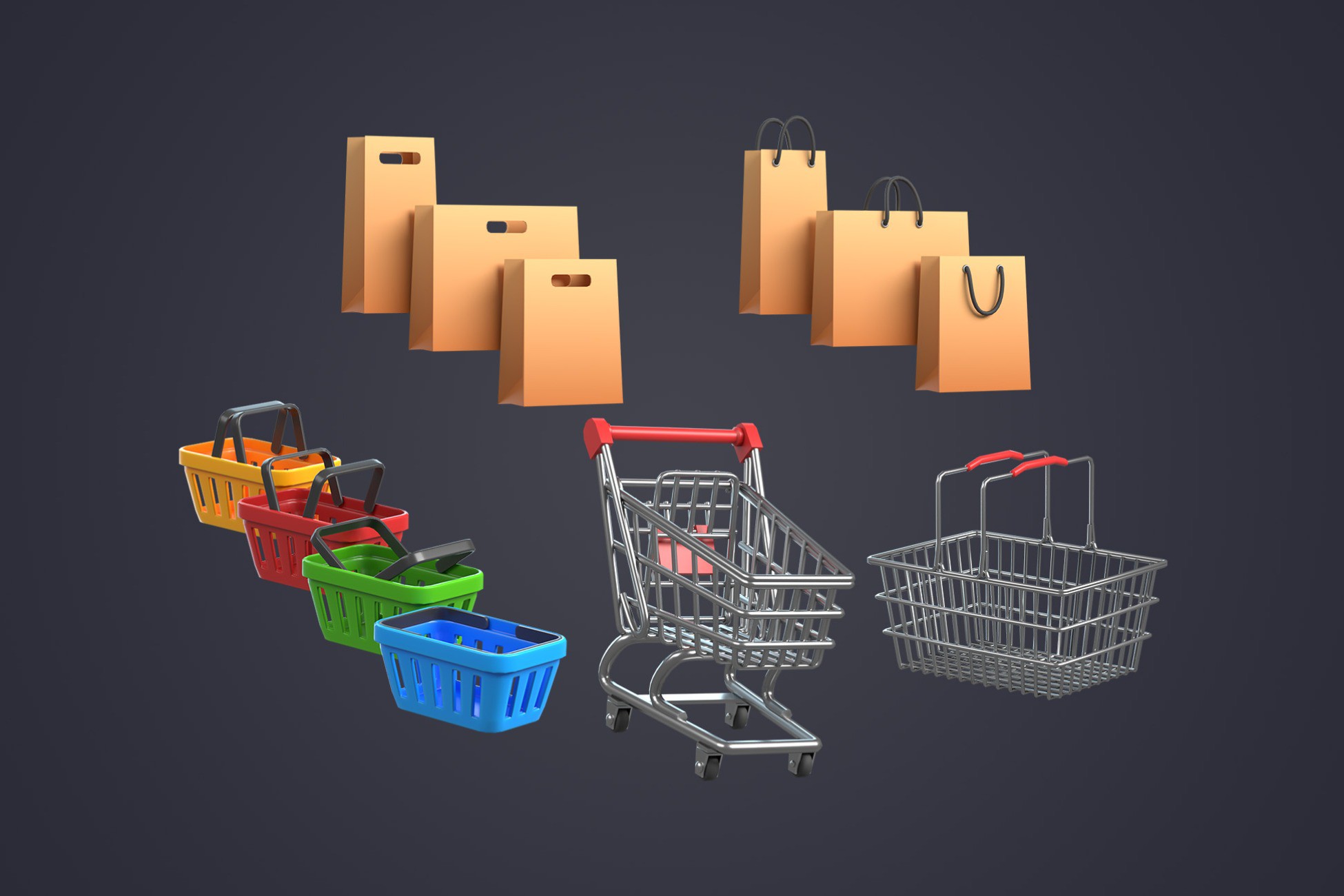 Shopping Pack | 3D Props | Unity Asset Store