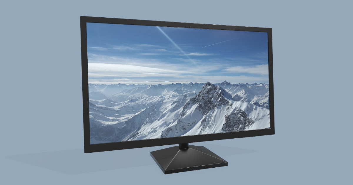 Computer Monitor 02 | 3D Electronics | Unity Asset Store