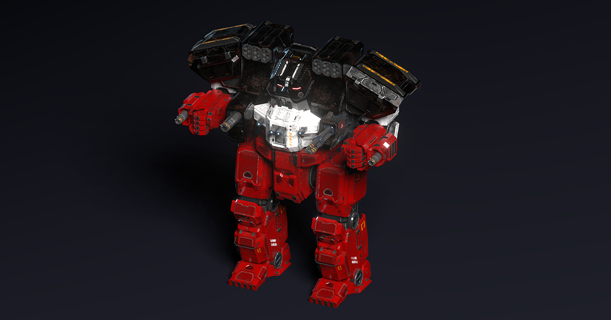 Assault Mech Kommandant | 3D Robots | Unity Asset Store