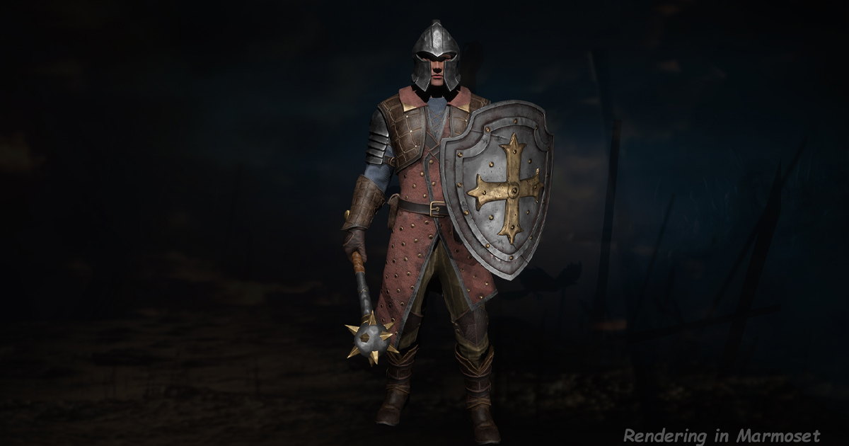 Modular Fantasy knight character | Characters | Unity Asset Store