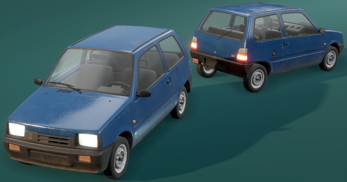 Retro Hatchback 01 | 3D 지상 | Unity Asset Store
