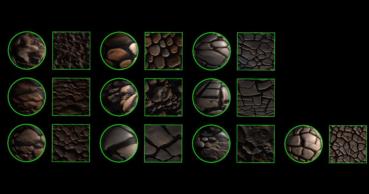 FREE 4K PBR Materials: 10 ground materials URP | 2D Nature | Unity ...