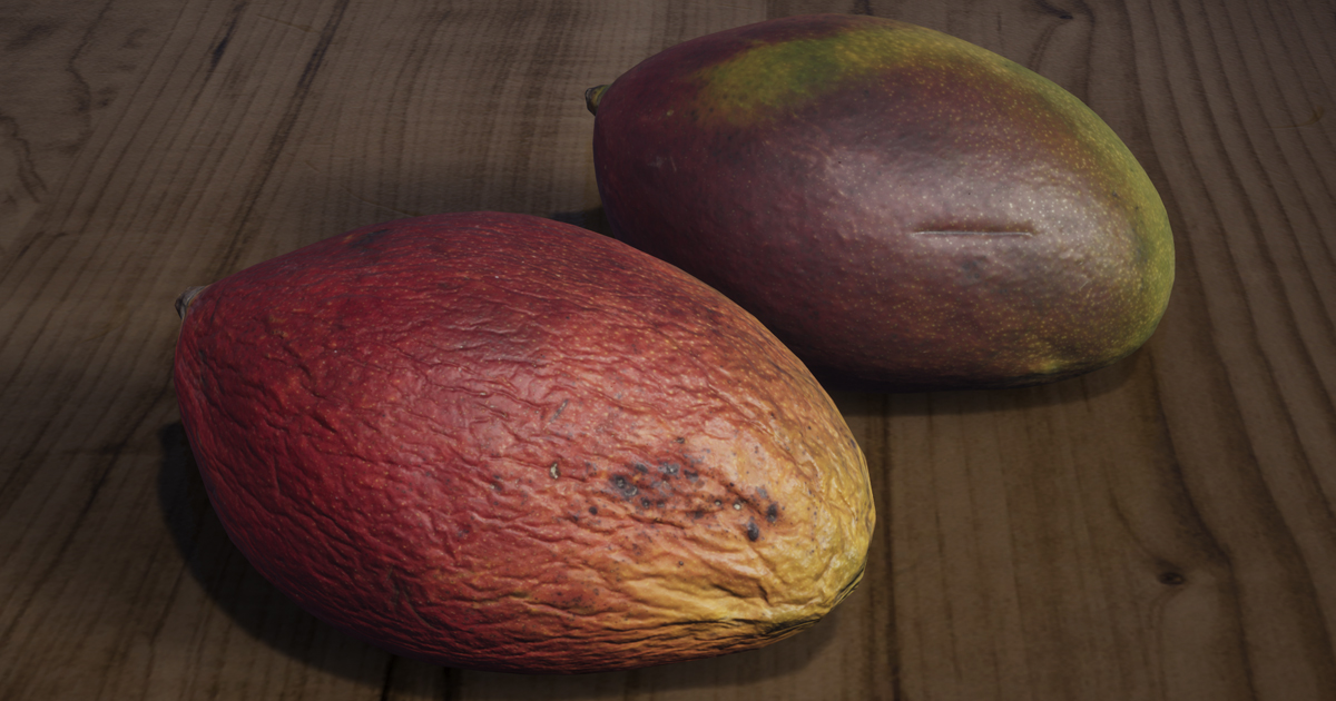 4k Scanned Mango | 3D Food | Unity Asset Store