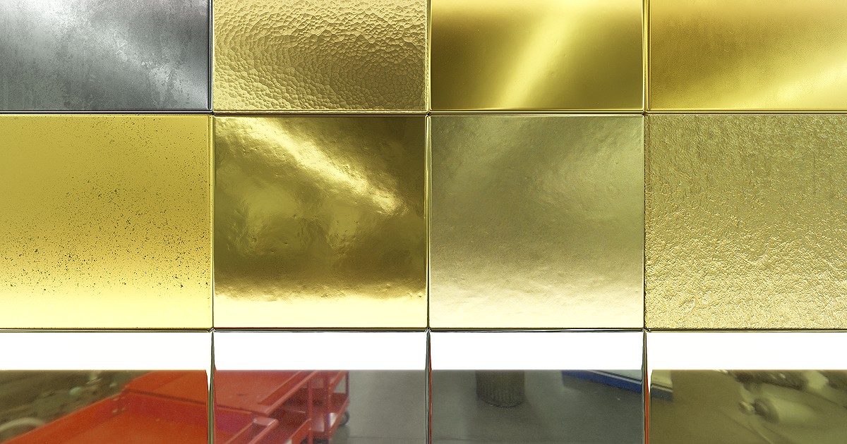 Real Materials vol.4 - Precious Metals | 2D Metals | Unity Asset Store