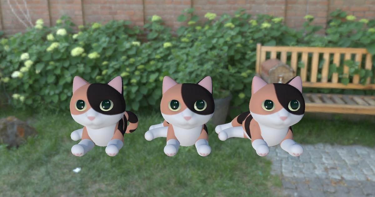 Casual Cat - Calico | 3D Animals | Unity Asset Store