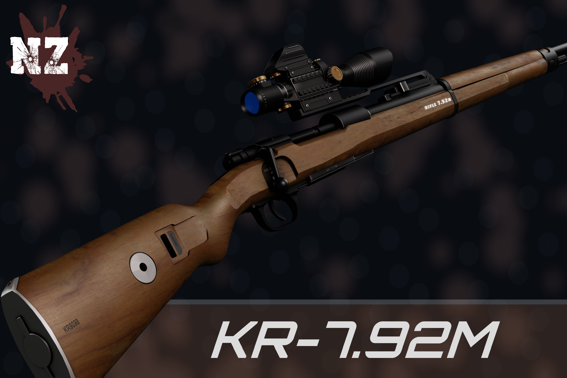 Weapon NZ Guns - KR 7.92M (HDRP Support) | 3D Weapons | Unity Asset Store