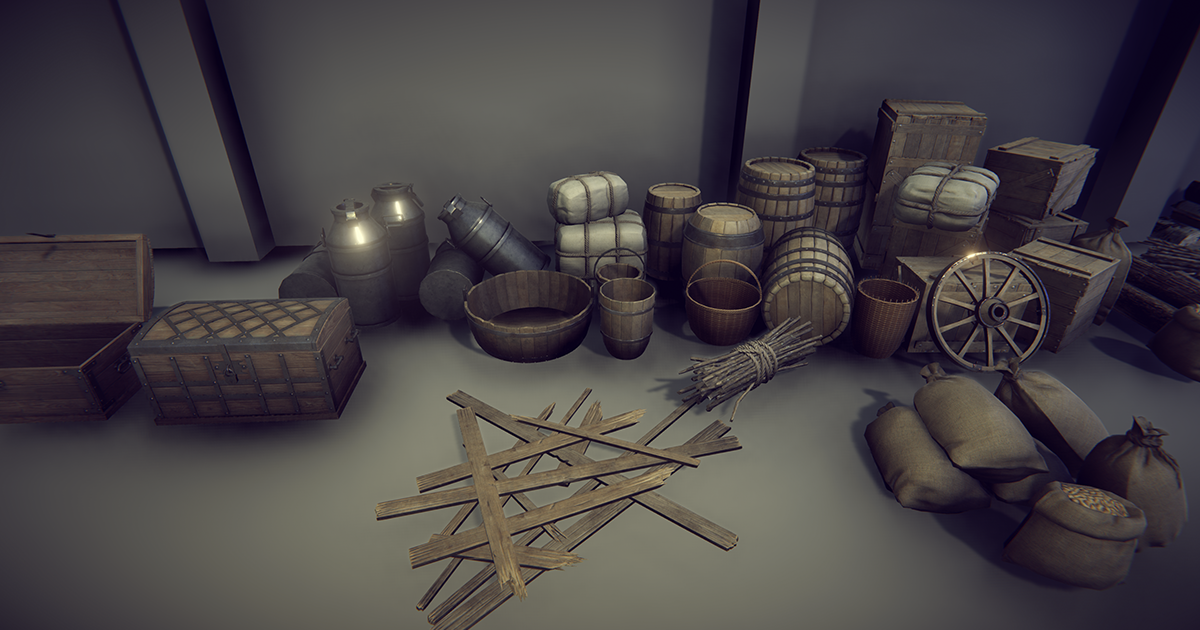 Medieval Props Pack | 3D Props | Unity Asset Store
